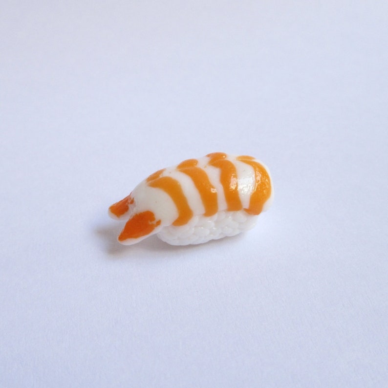 Sushi Charm Polymer Clay Japanese Food Salmon Tuna Shrimp | Etsy