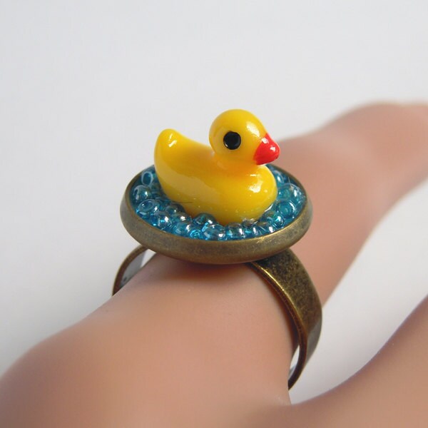 Duck Band Ring - Etsy