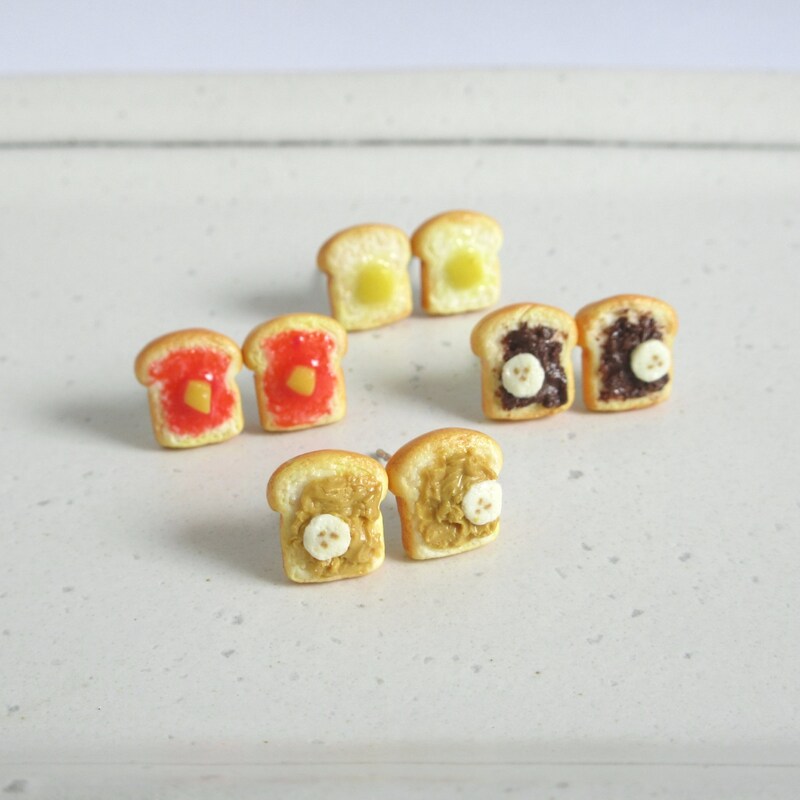 Toast Earrings - Etsy