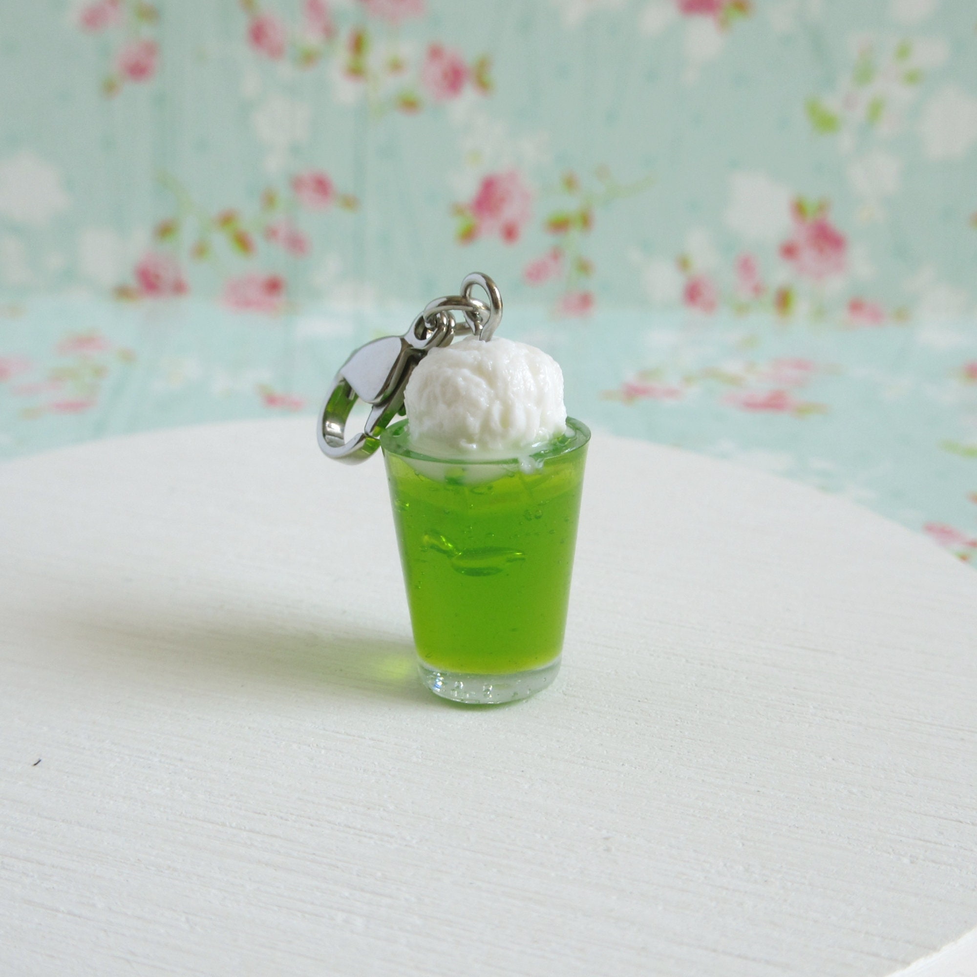 Miniature Soda Float Charm Coke Fanta or Green Fruit - Etsy