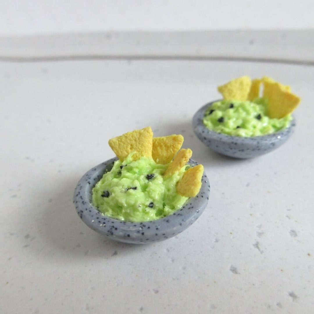 Nacho Charm, Avocado Dip Necklace, Guacamole Bowl, Mexican Food ...