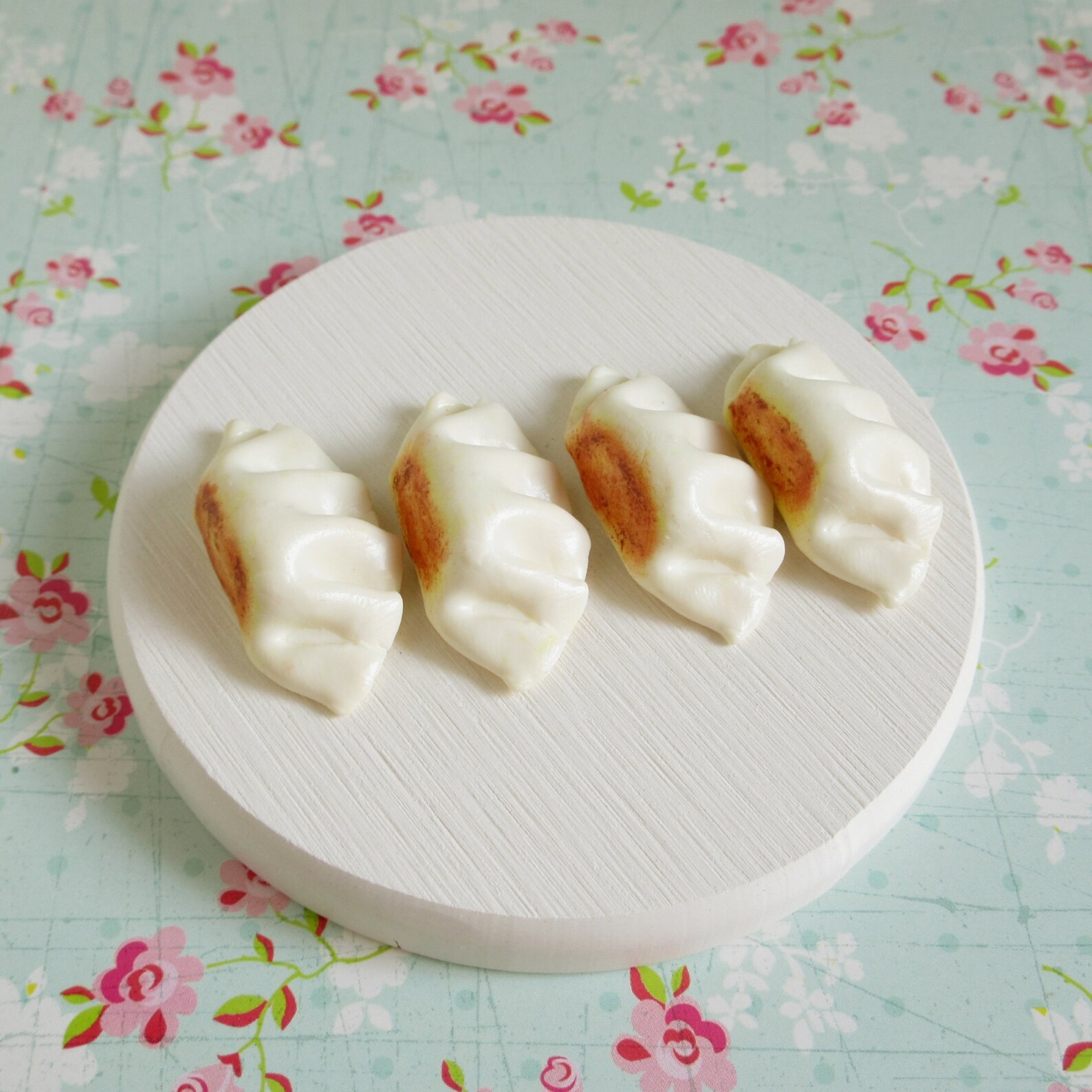 Fried Dumpling Charm Miniature Dim Sum Polymer Clay Asian - Etsy