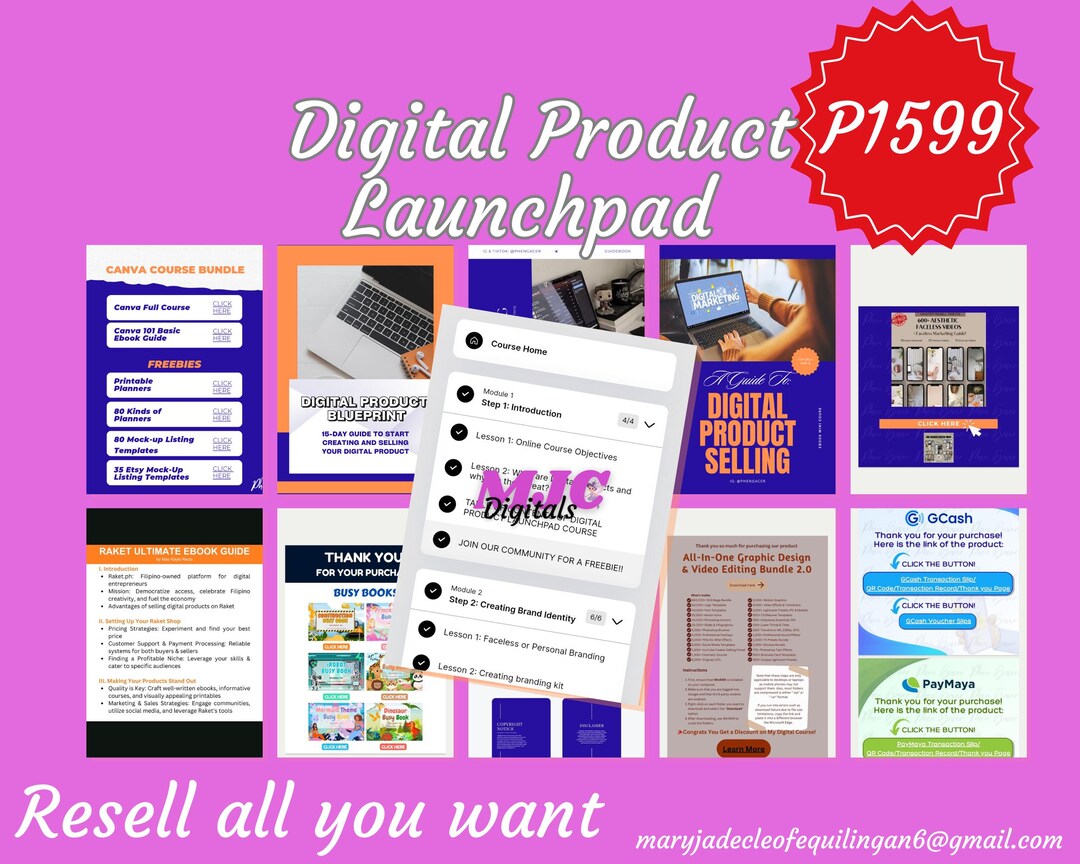 Digital Product Launchpad Online Course for Beginners - Etsy