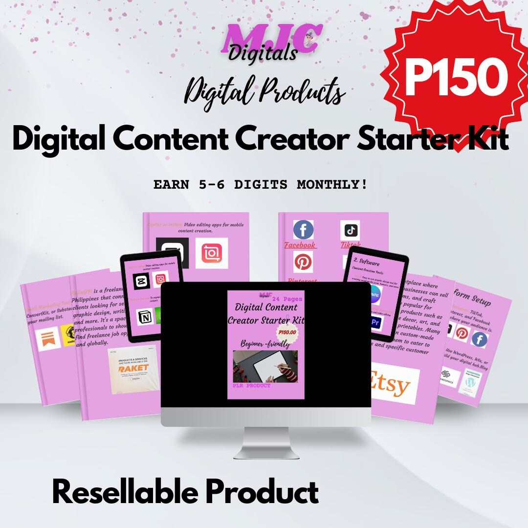 Digital Content Creator Starter Kit - Etsy
