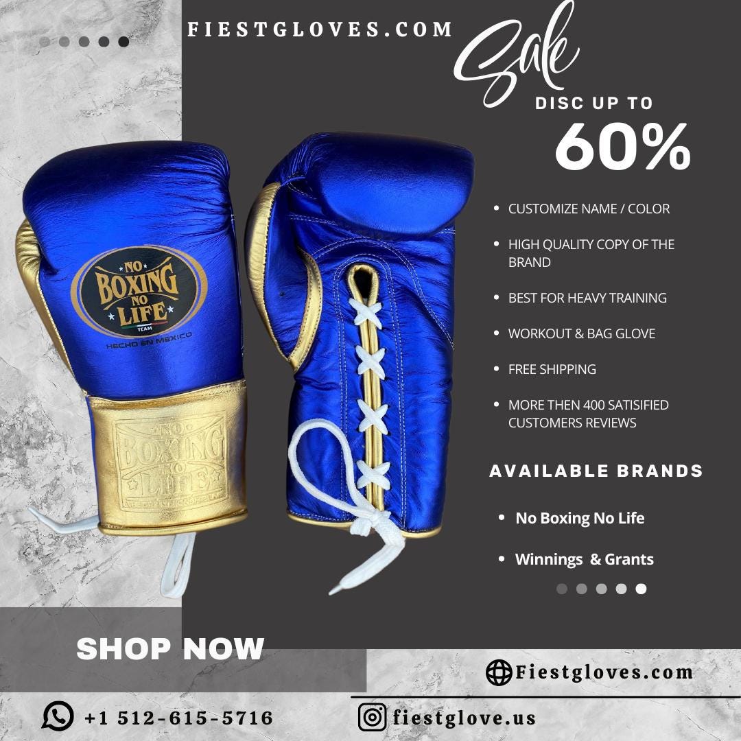 Personalized Gift of No Boxing No Life Glove, Christmas Gifts of ...