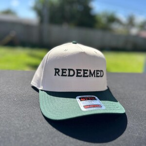 Redeemed Embroidery Otto Brand Hat. Jesus. Christian Hats. Christian ...