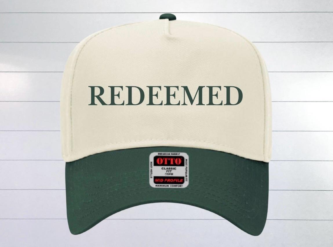 Redeemed Embroidery Otto Brand Hat. Jesus. Christian Hats. Christian ...