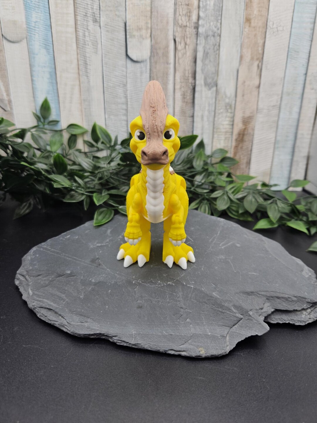 3d-printed Parasaurolophus, Movable Dinosaur Model, Articulated ...