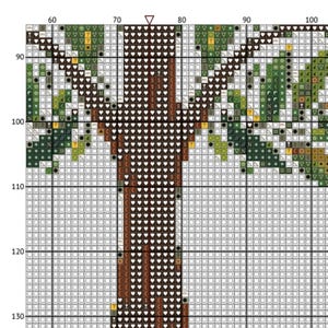 Green Tree Cross Stitch Pattern PDF - INSTANT DOWNLOAD - Etsy