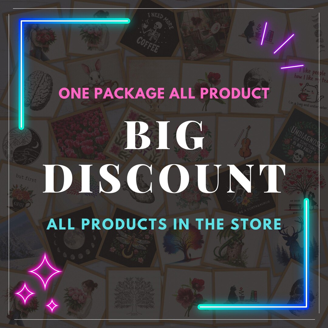 Ultimate Cross Stitch Pattern Bundle – All My Unique & Niche Designs in ...