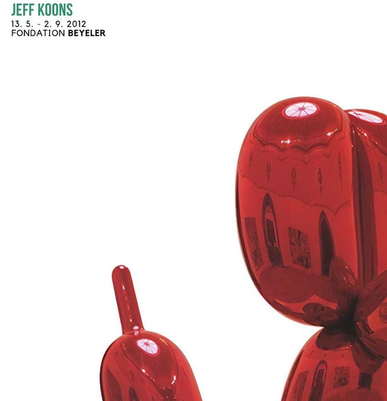 Jeff Koons, 'dog Poster', Fine Art Print, Various Sizes - Etsy