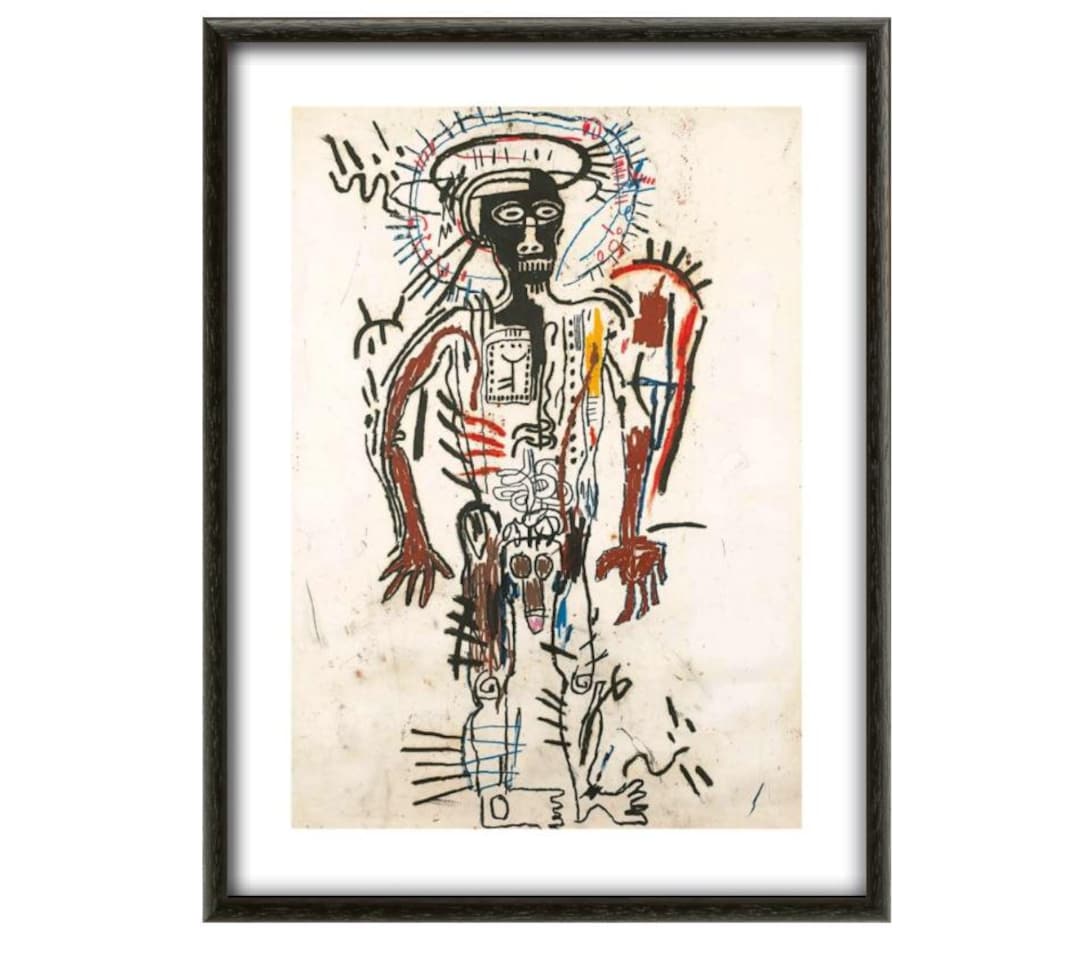 Jean-michel Basquiat, 'figure', Fine Art Print, Various Sizes - Etsy