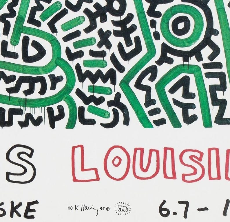 Keith Haring, 'homo Decorans', Fine Art Print, Various Sizes - Etsy