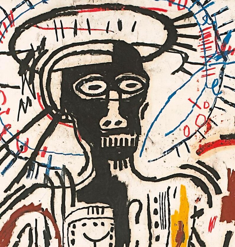 Jean-michel Basquiat, 'figure', Fine Art Print, Various Sizes - Etsy