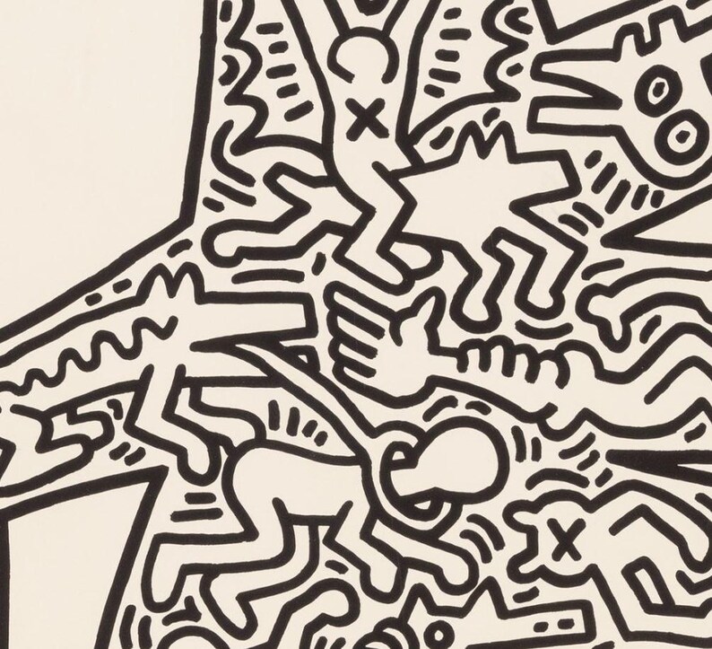 Keith Haring, 'dog', Fine Art Print, Various Sizes - Etsy
