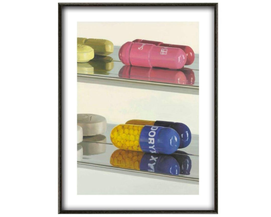 Damien Hirst, 'two Pills', Fine Art Print, Various Sizes - Etsy