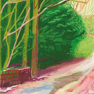 David Hockney, 'arrival of Spring', Fine Art Print, Various Sizes - Etsy UK