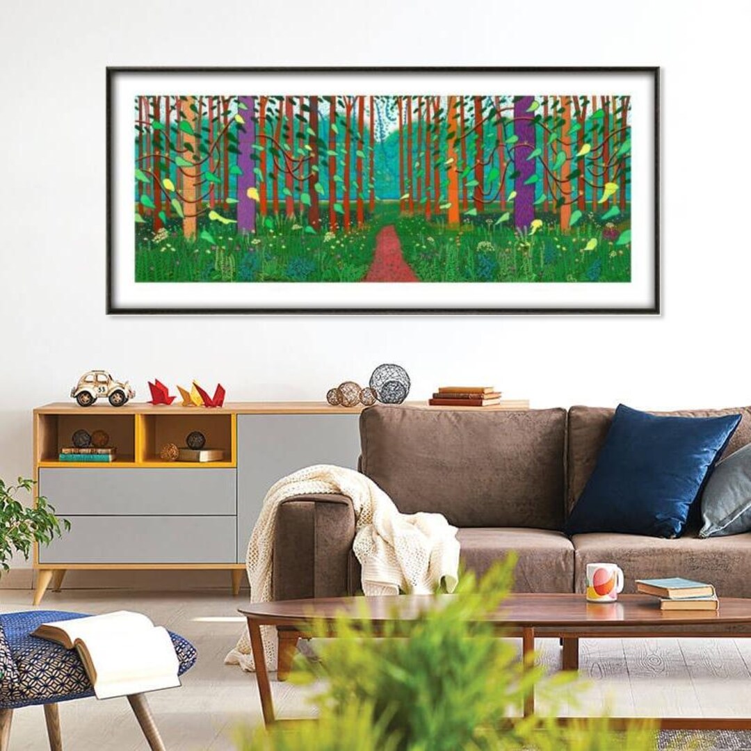 David Hockney, 'spring Landscape', Fine Art Print, Various Sizes - Etsy