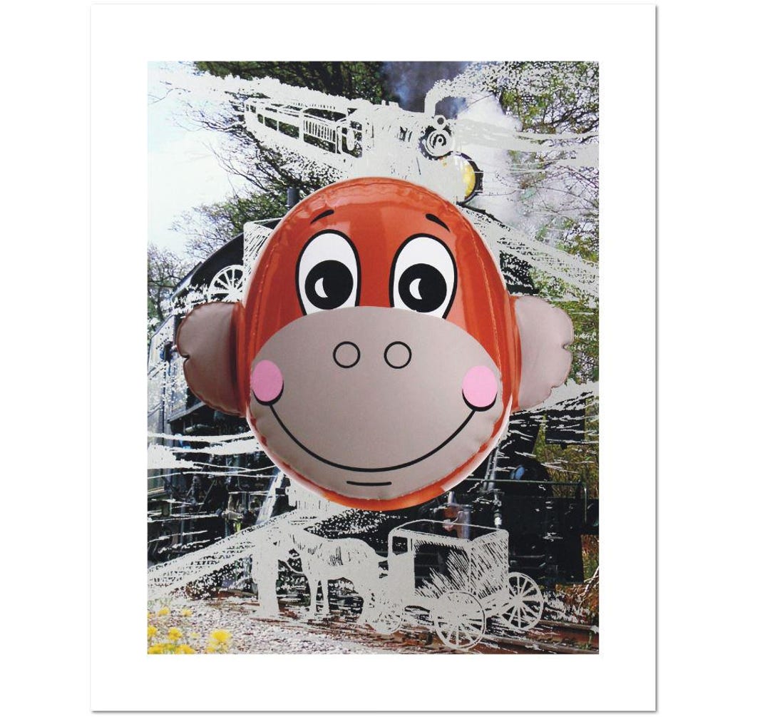 Jeff Koons, 'monkey', Fine Art Print, Various Sizes - Etsy