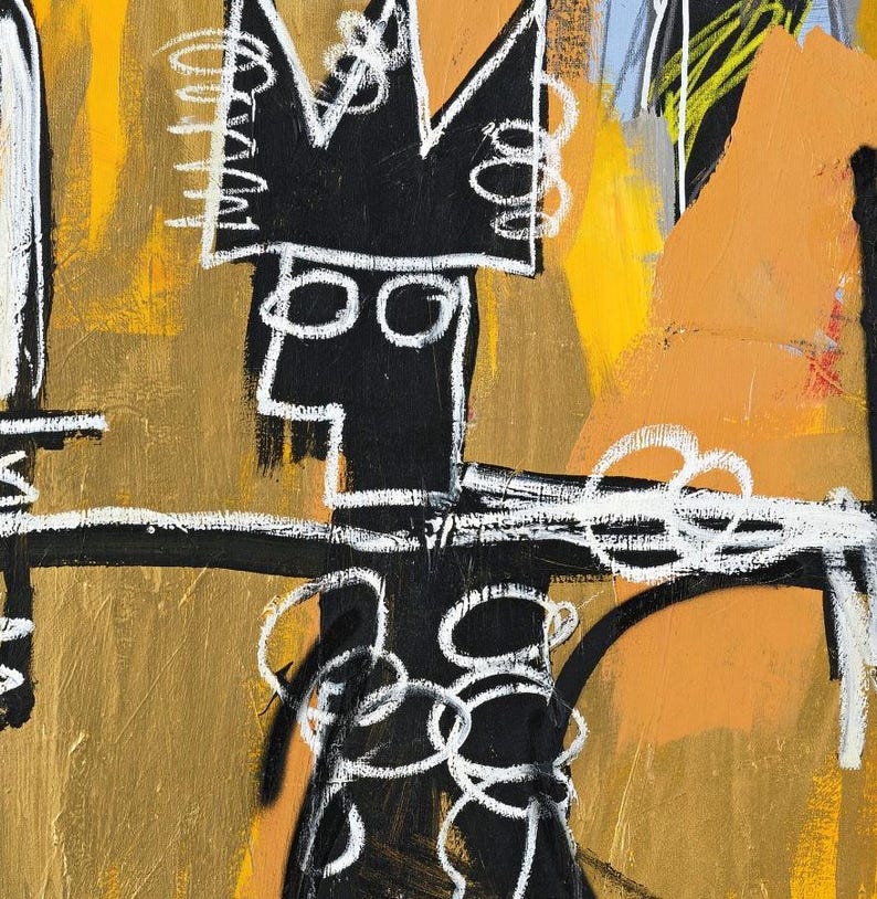 Jean-michel Basquiat, 'figure, Yellow', Fine Art Print, Various Sizes ...