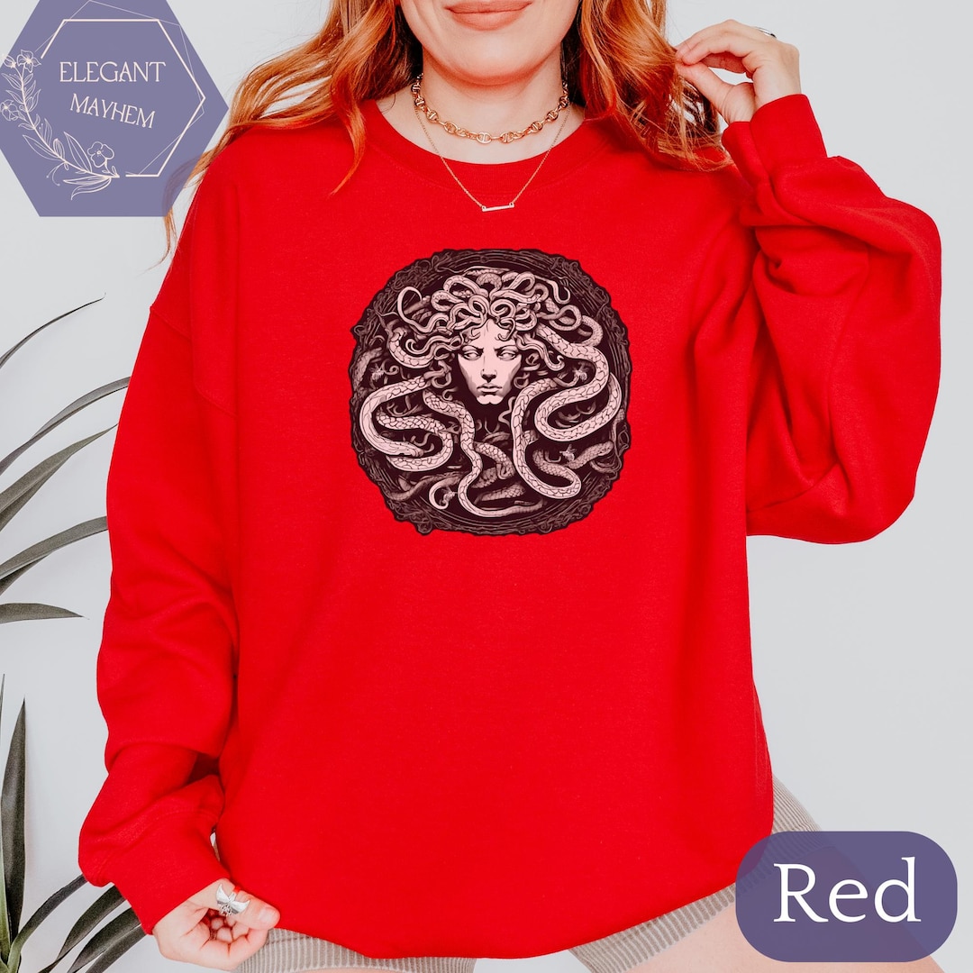 Medusa, Female Rage Jumper | Greek Mythology Gift, Feminist Liberal ...