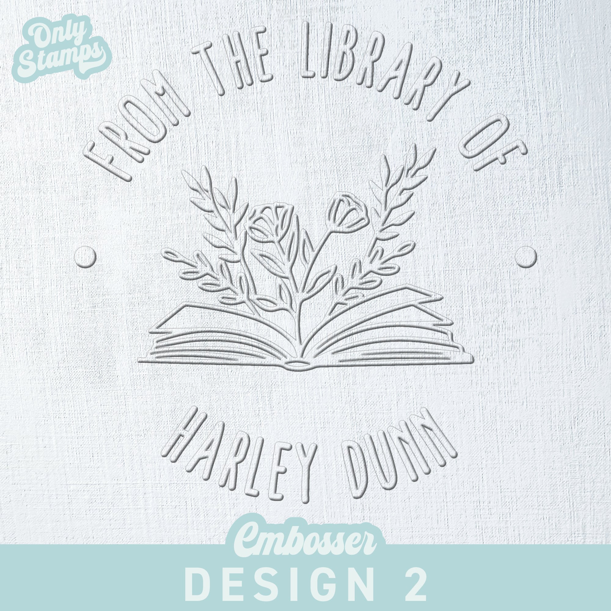 Book Embosser Personalized - Library Embosser - Custom Embosser ...
