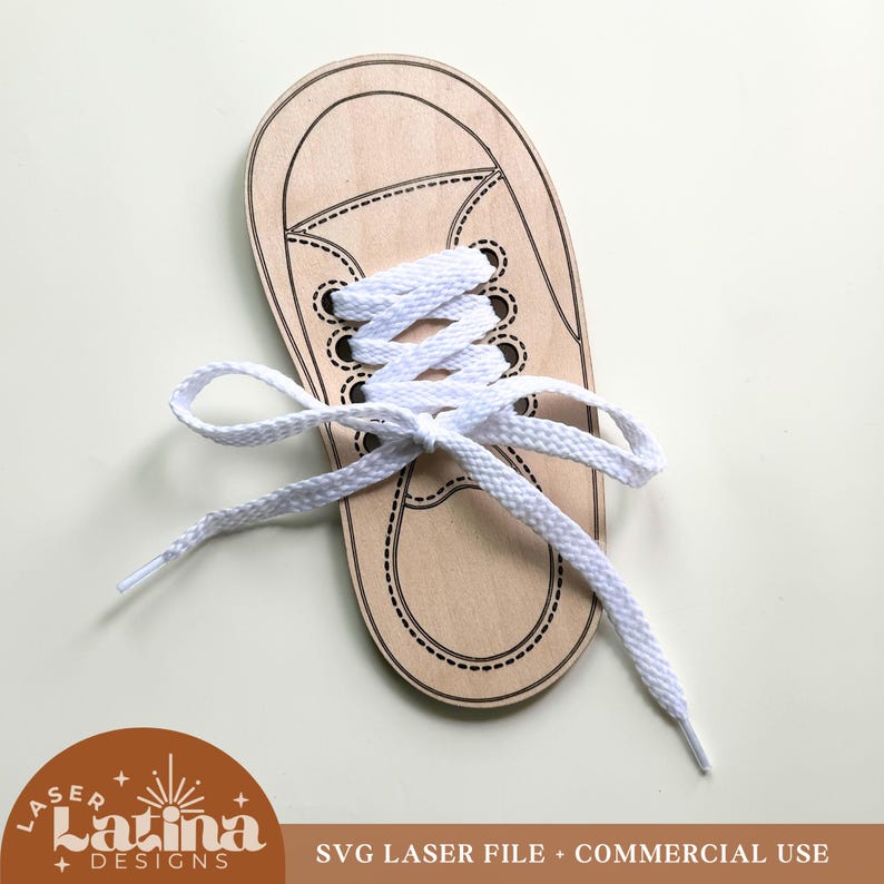 Shoe Tying Tool - SVG File for Laser Cutting - Etsy