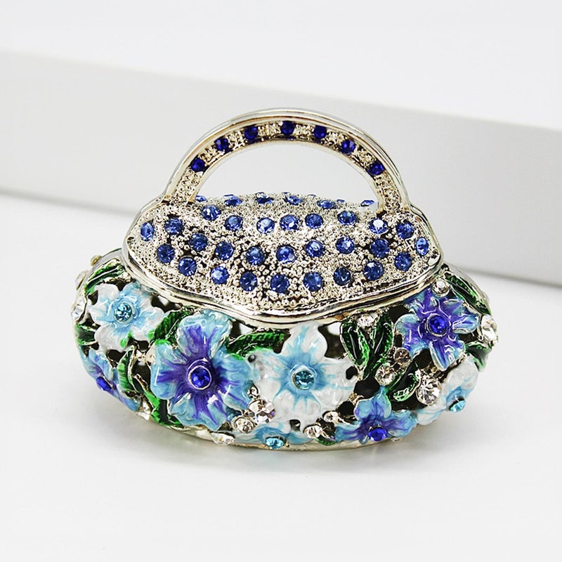 Jeweled Trinket Box - Etsy