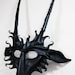 Goat Leather Mask in Semi-gloss Black, Pan, Faun, Baphomet, Capricorn ...