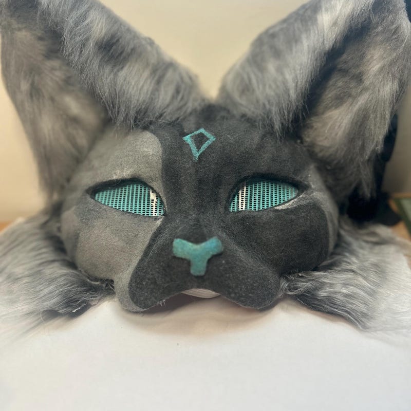 Furry Mask - Etsy
