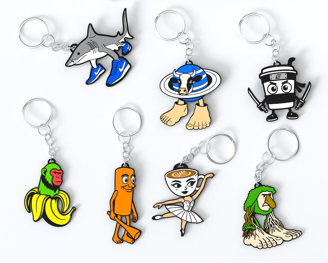 Brainrot Italian Keychains - Tralala, Sahur, Ballerina, Patapim ...