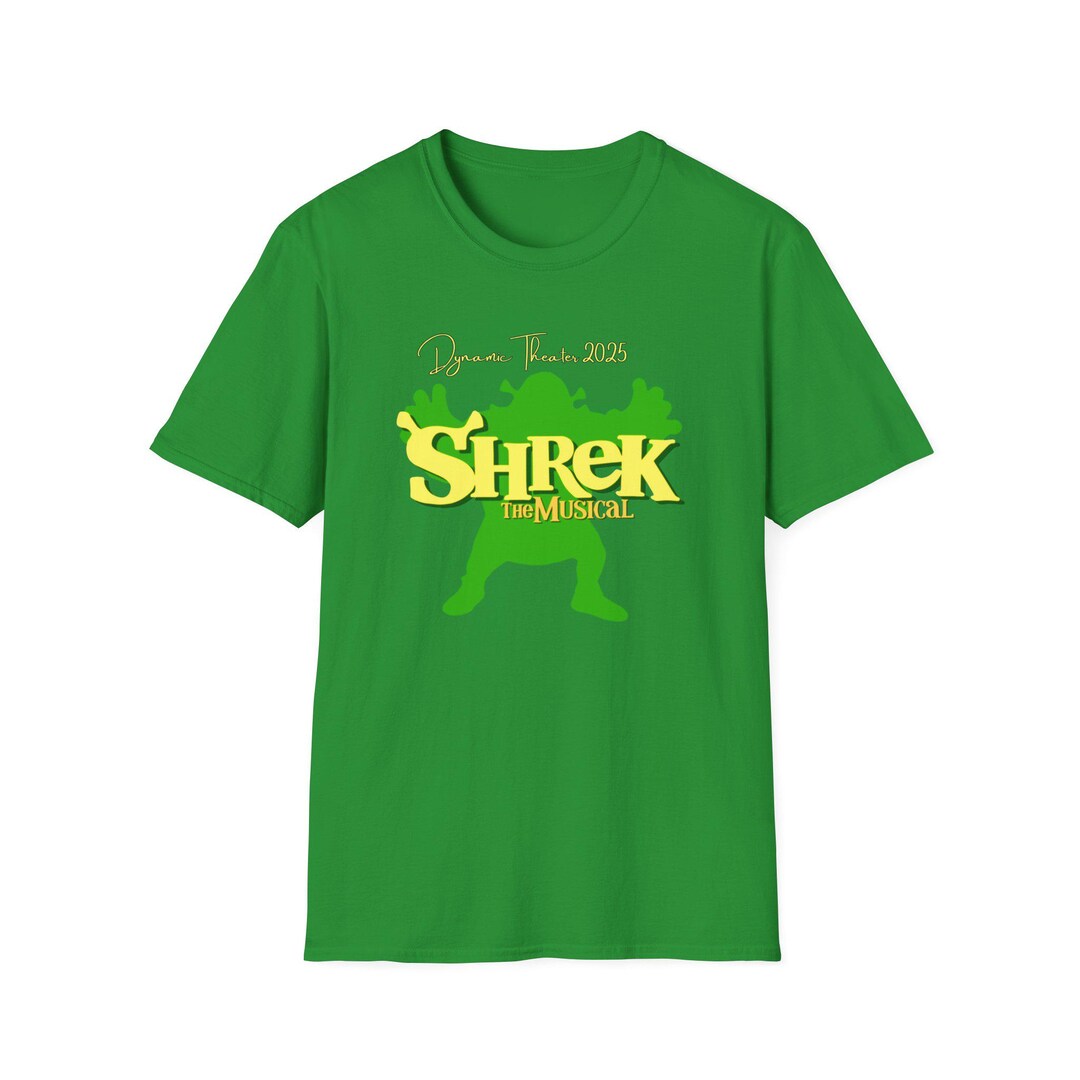 Shrek Musical T-shirt, Green Unisex Tee, Theatre Apparel, Cast ...