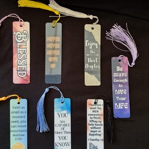 Faithbased and Inspirational Bookmarks - Etsy