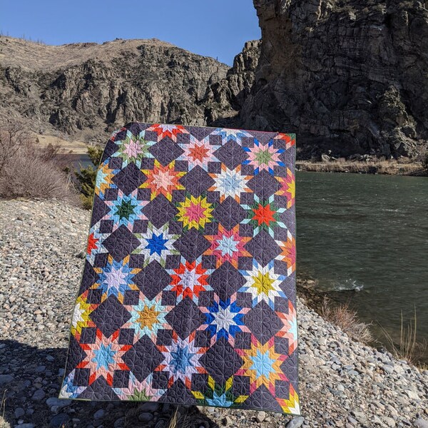 Lone Star Quilt Pattern - Etsy