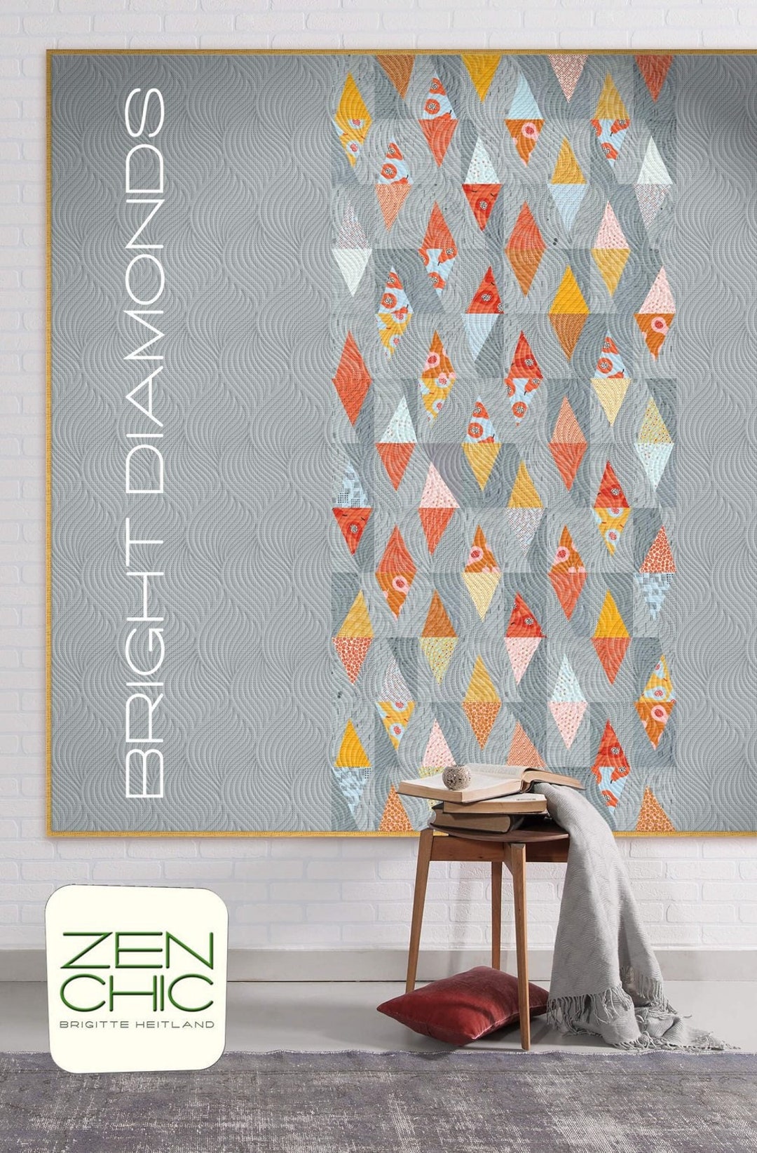 Zen Chic Quilt Pattern Bright Diamonds - Etsy