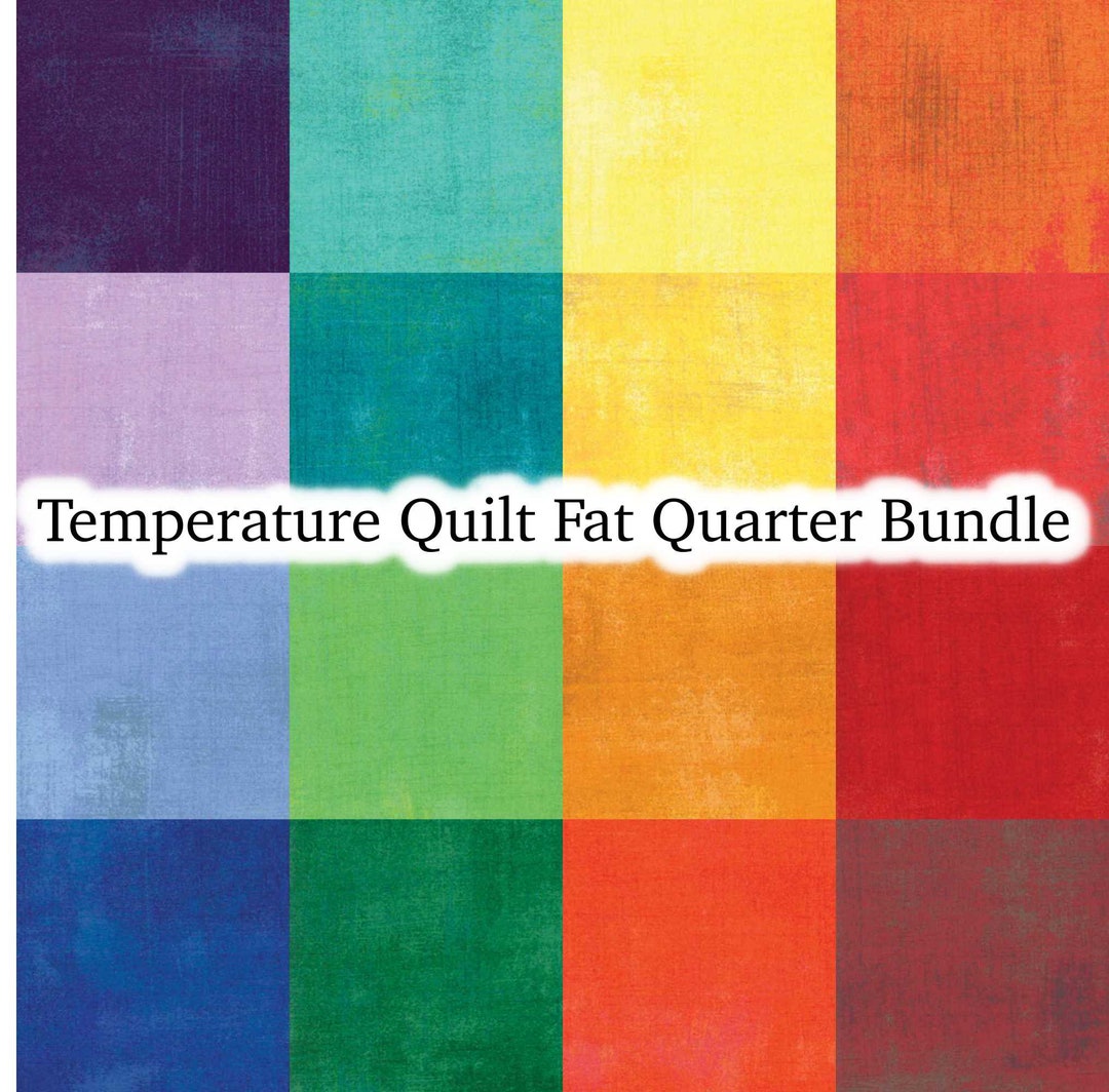 Quilt Kit Grunge Temperature Quilt 16 Piece Grunge Fat Quarter Bundle ...