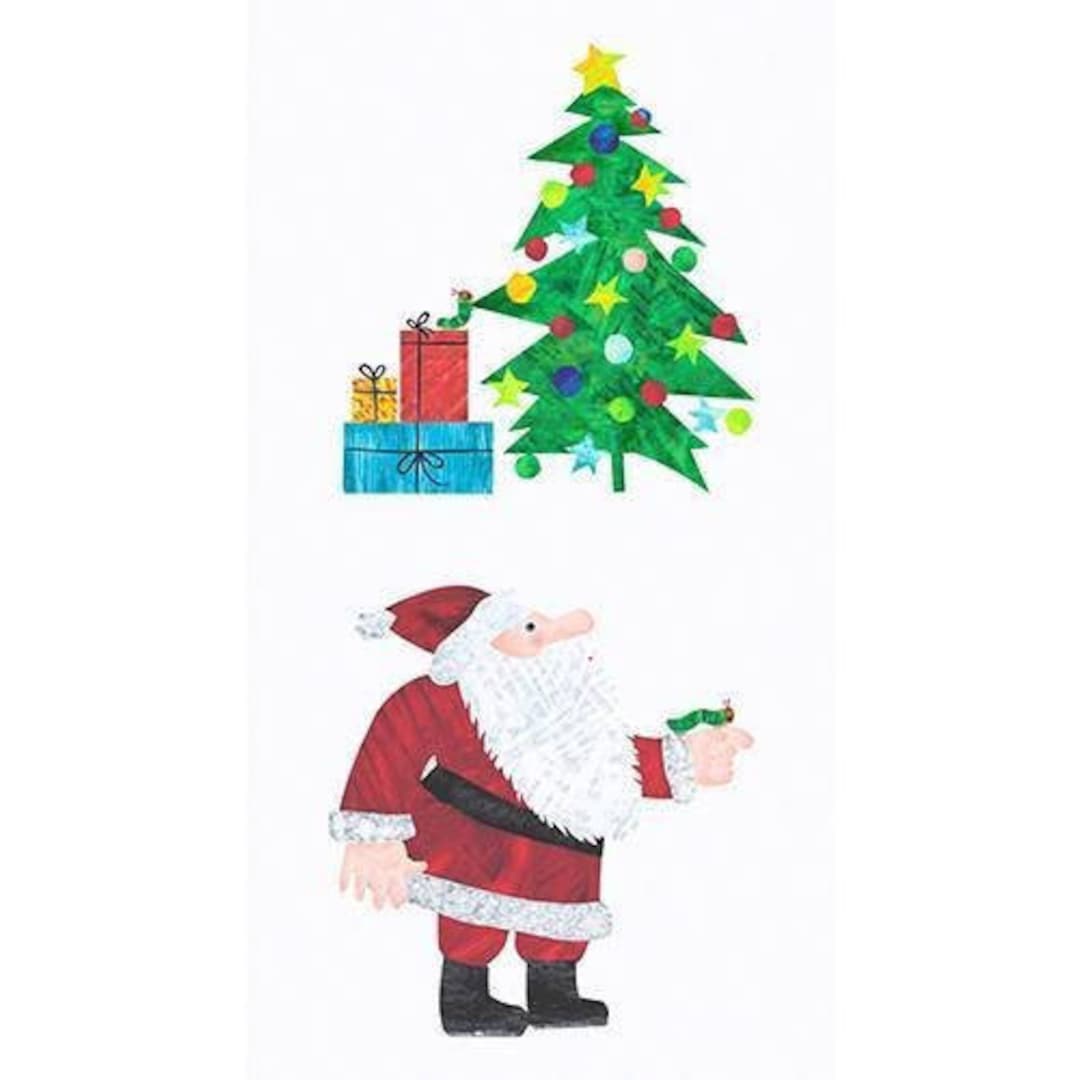 Eric Carle Christmas Caterpillar Fabric Christmas Panel - Etsy