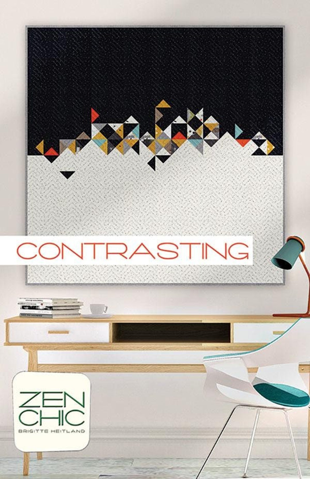 Zen Chic Quilt Pattern Contrasting - Etsy