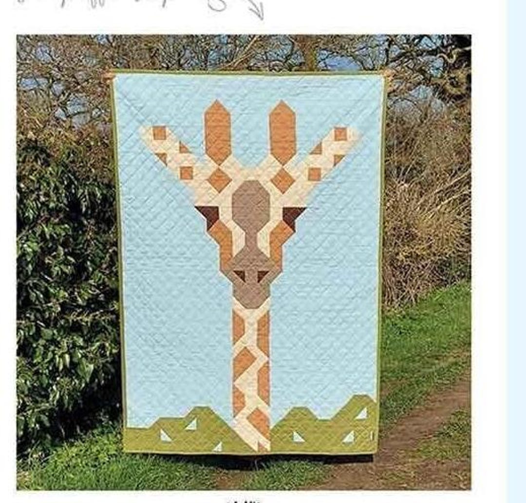 The Giraffe Quilt Pattern - Etsy