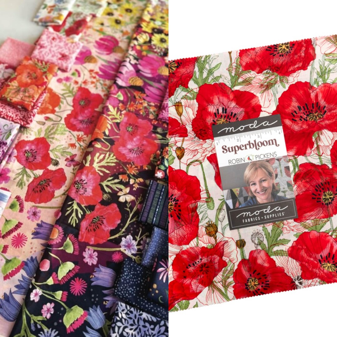 Robin Pickins Superbloom Layer Cake - Etsy