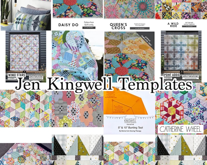 Jen Kingwell Quilt Pattern Booklet Golden Days - Etsy