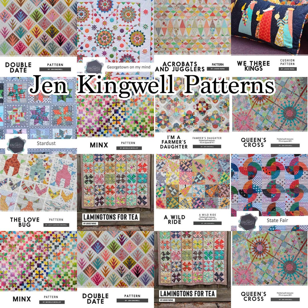 Jen Kingwell Quilt Patterns - Etsy