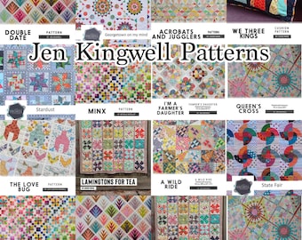 Jen Kingwell Quilt Pattern Booklet Golden Days - Etsy