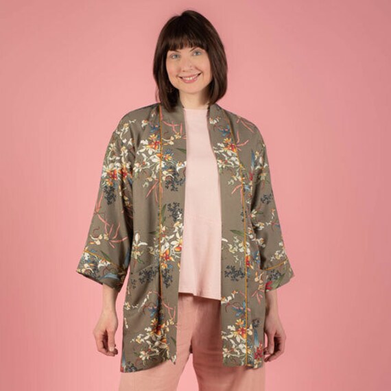 Kimono Pattern the Ikina Two Jacket Paper Pattern the Sewing - Etsy