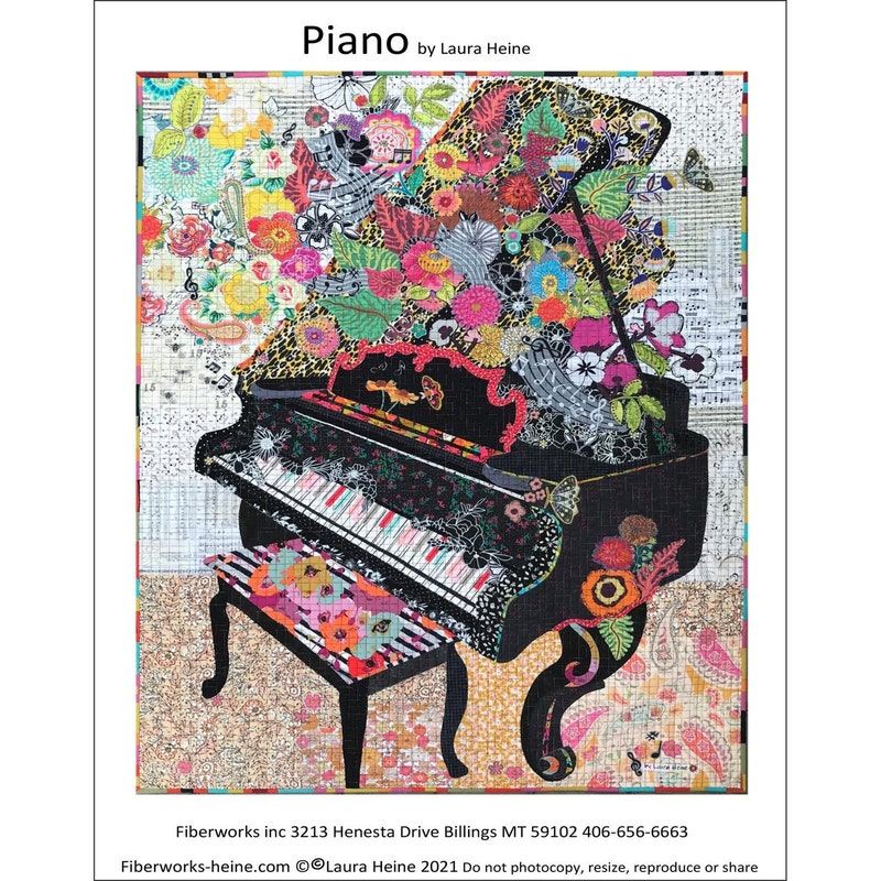 Piano Quilt Pattern - Etsy