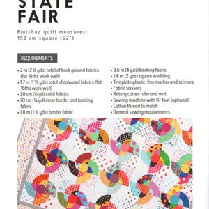 Jen Kingwell Designs State Fair Quilt Pattern - Etsy