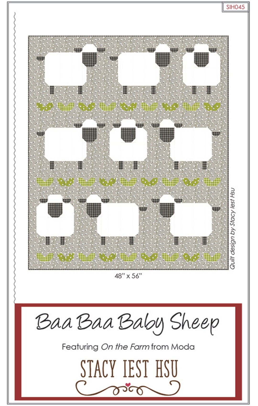 Quilt Pattern Baa Baa Baby Sheep by Stacy Iest Hsu - Etsy