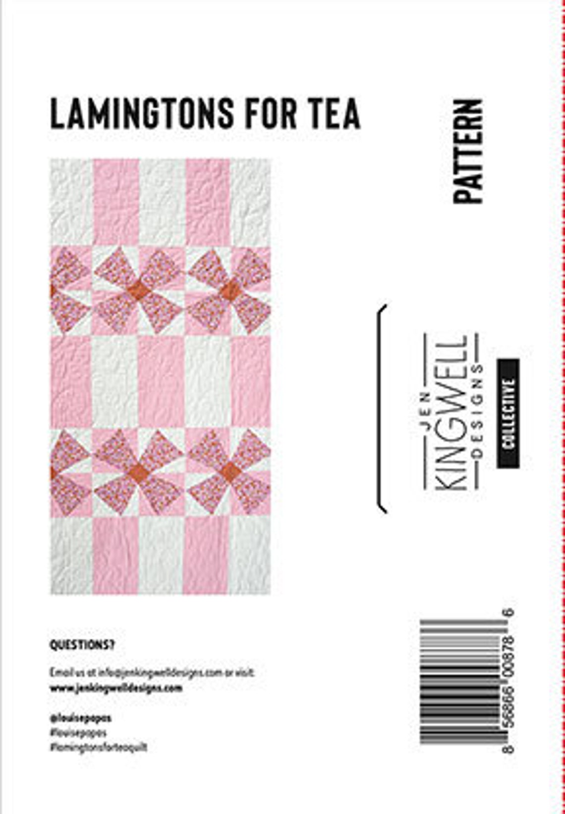 Jen Kingwell Designs Lamingtons for Tea Paper Quilt Pattern by Louise ...