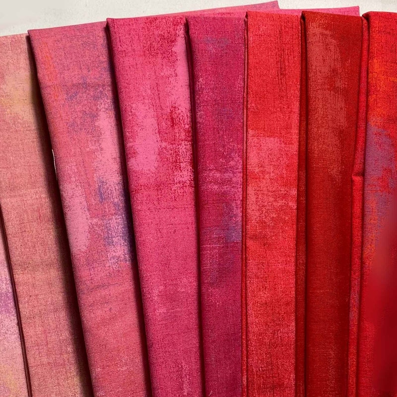 Red and Pink Fabric - Etsy