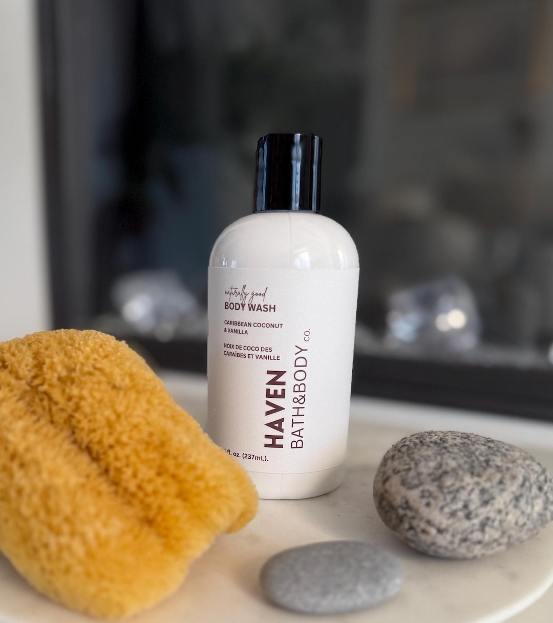 Haven Coconut & Vanilla Body Wash 237ml - Etsy